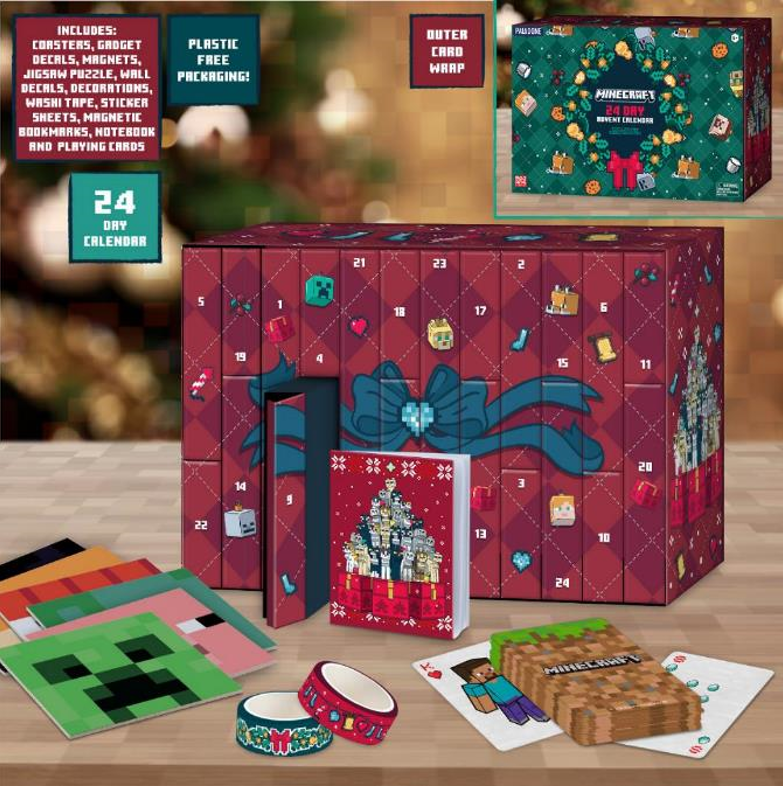 Calendrier de l'Avent Minecraft - 24 jours - PRECOMMANDE* – Canard Geek