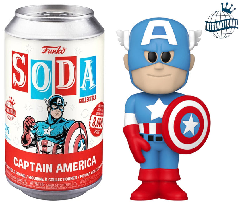 Captain America Vinyl SODA Chase | FUNKO VINYL Captain America Marvel ...